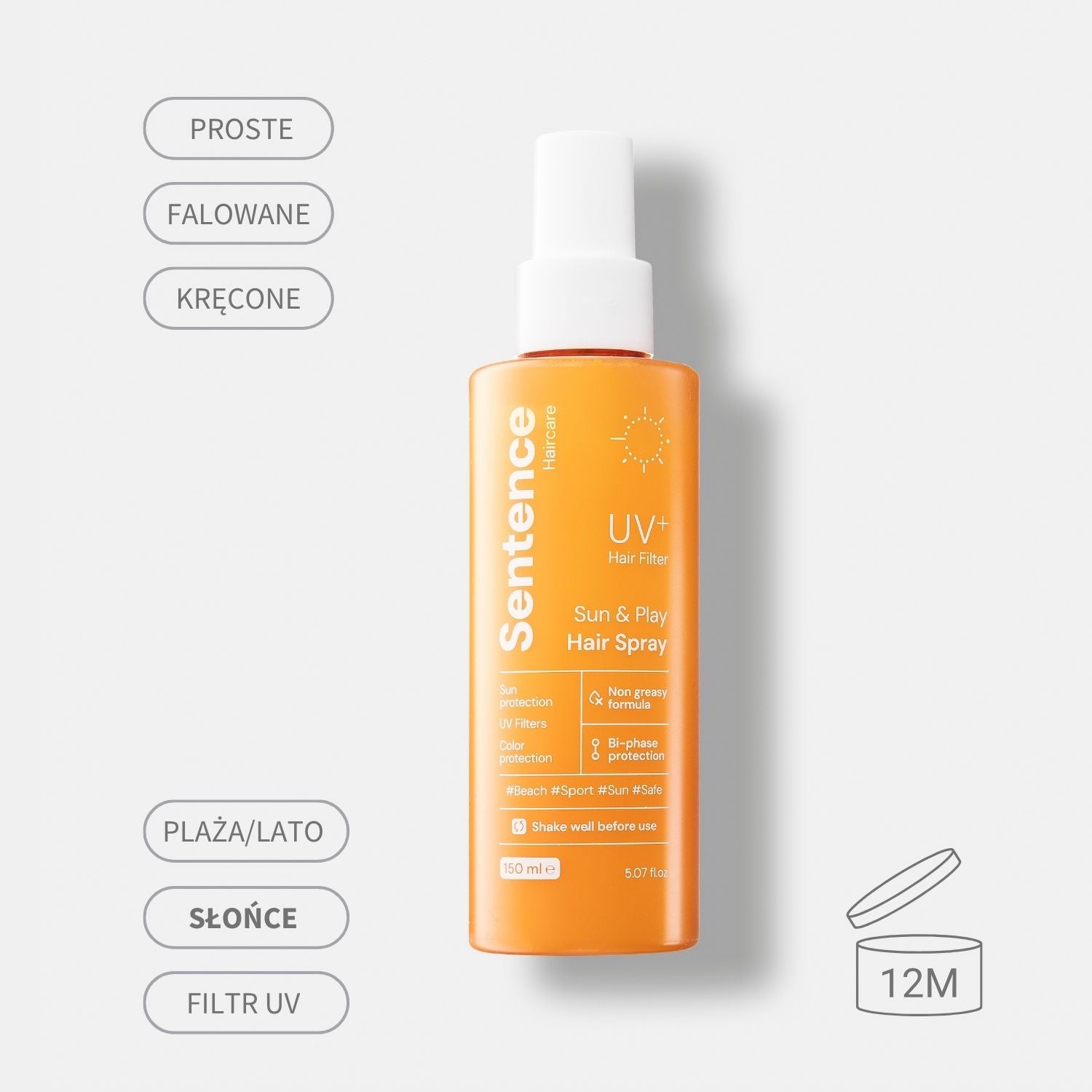 Spray UV do włosów Sun & Play Sentence – TrichoClub